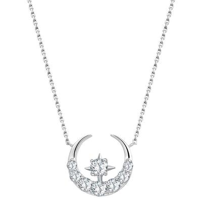 MEDAL星星月亮吊坠项链