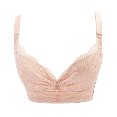 收副乳蕾丝调整型文胸夏季新品