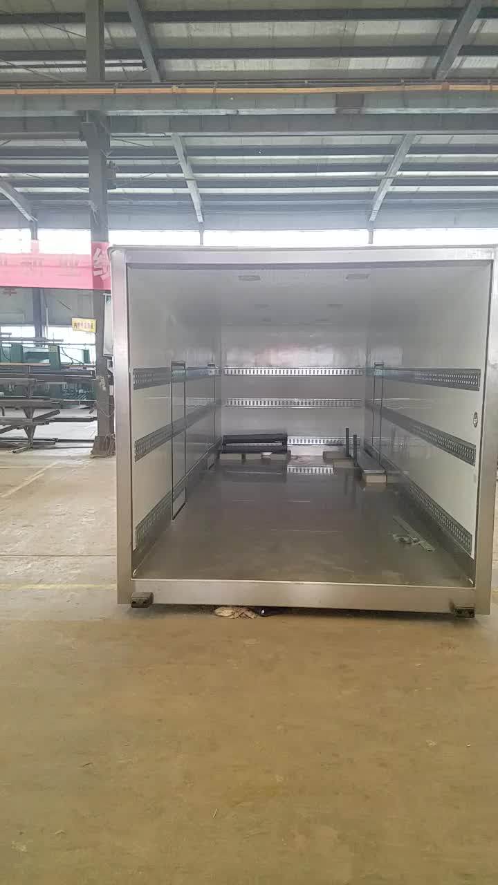 Fiberglass Refrigerated Truck Body Box Reefer Truck Body/cold Van Truck ...