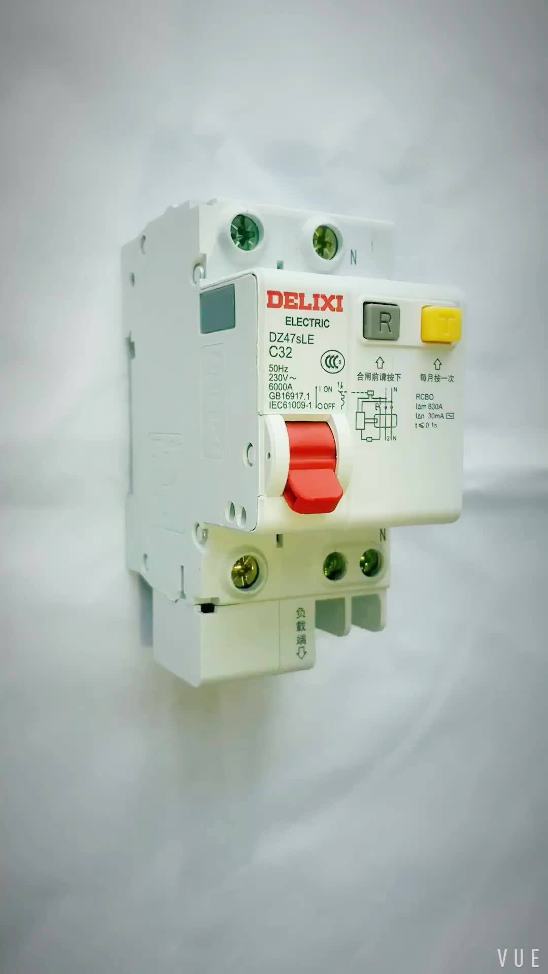 Factory Price 1p+n Single Phase 32a Earth Leakage Circuit Breaker Elcb ...