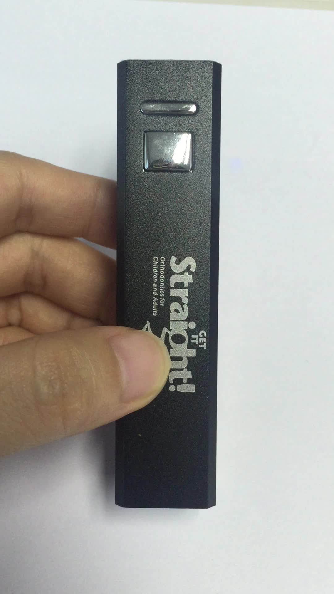 Rohs Custom Mini Mobile Power Bank 2600mah Logo Powerbank - Buy ...