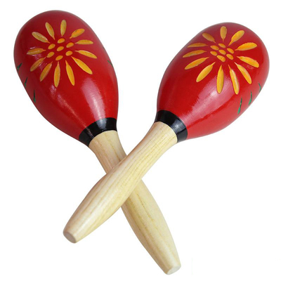 优质刻花一对奥尔夫专业打击沙锤