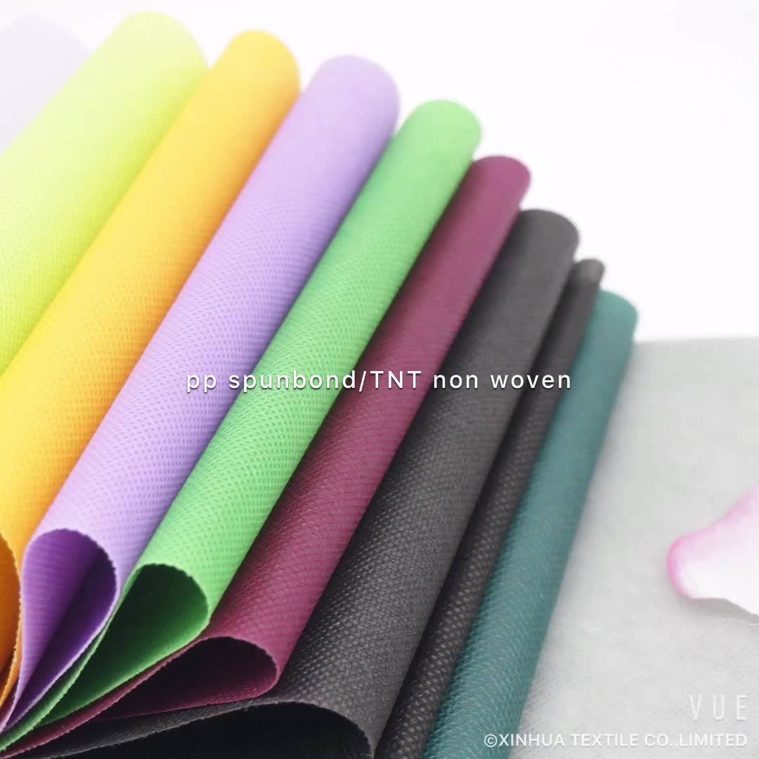 Colorful Polypropylene Spunbond Nonwoven Fabric Roll Pp Non Woven ...