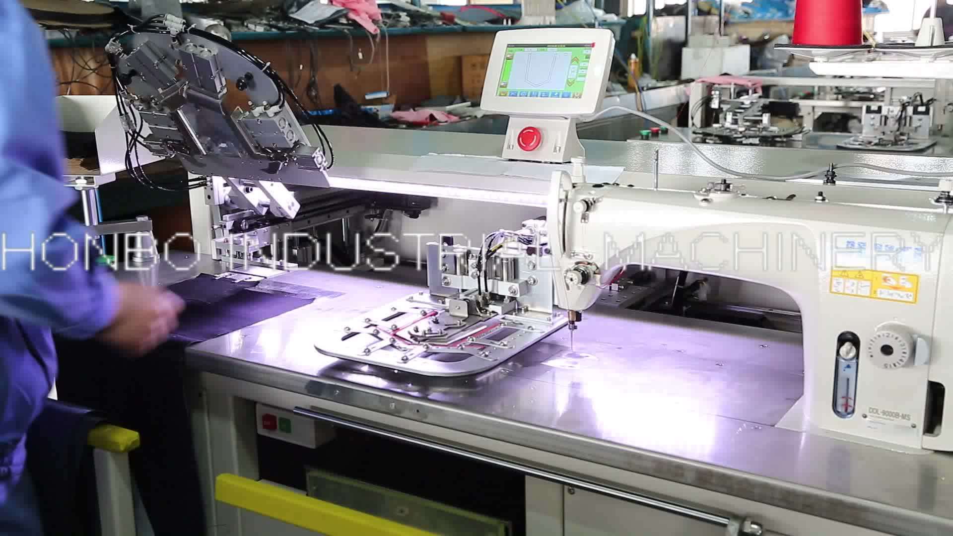 Hb-166td Programmable Electronic Pattern Jeans Pocket Welting Sewing ...