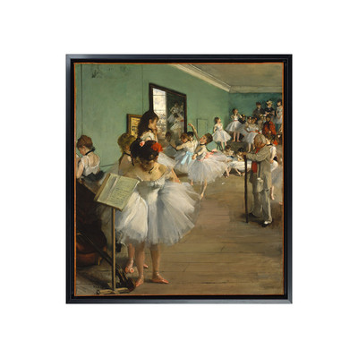 舞蹈教室 The Dance Class 德加 油画 窦加 edgar degas 名画档案