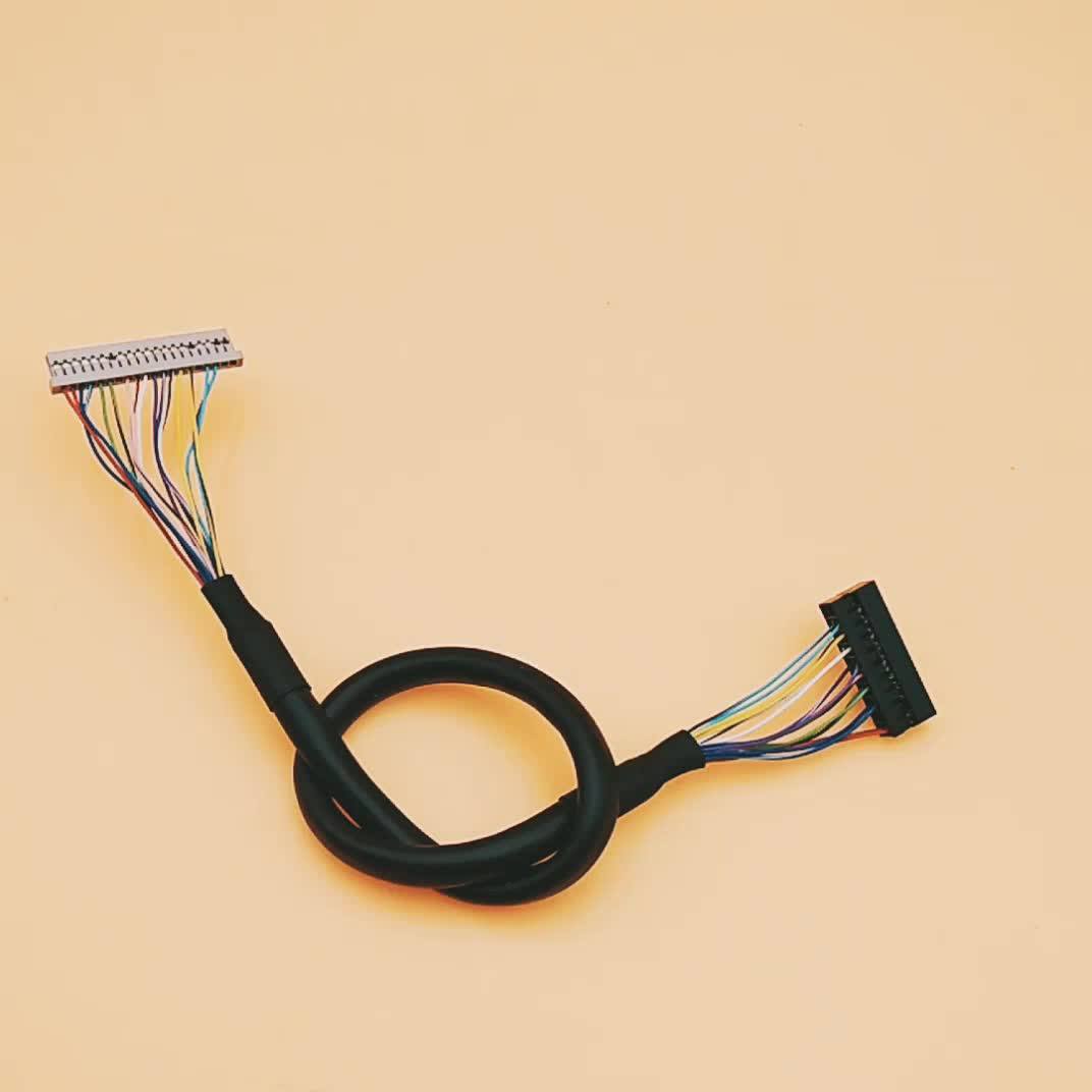 Hirose Df14-20s-1.25c Connector To 2*10pin Dupont2.0 Lvds For Led To ...