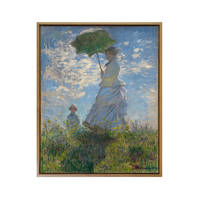 打阳伞的女人1875莫奈莫奈油画