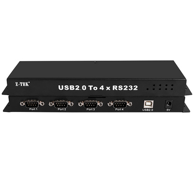 旗舰店usb转4口串口一拖四转换器