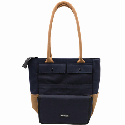 INTRACTABLE原创多功能大地配色大容量托特包帆布包单肩包组合包