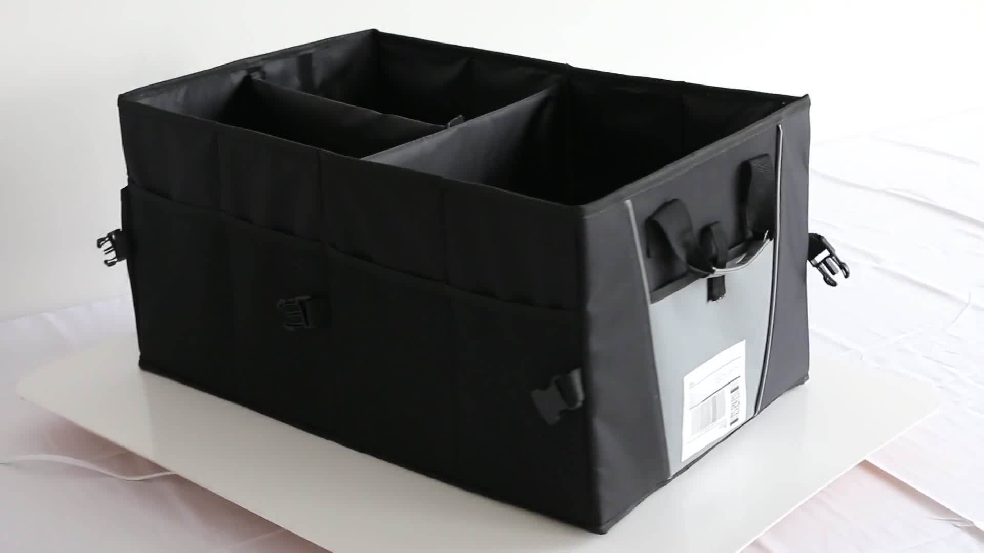 Travel Large Capacity Foldable Eco - Friendly Car Boot Organiser With ...