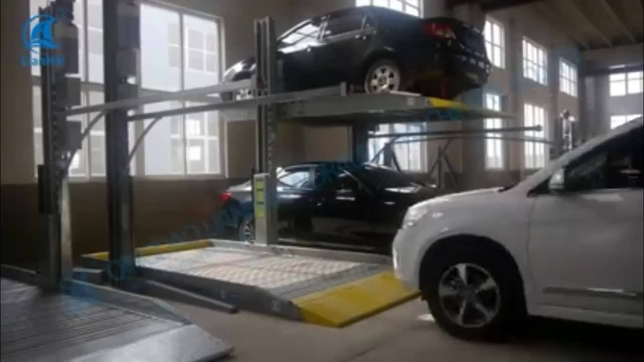 2017 Top Sale Parking ! 2 Level Parking Lift / Car Vertical Parking ...