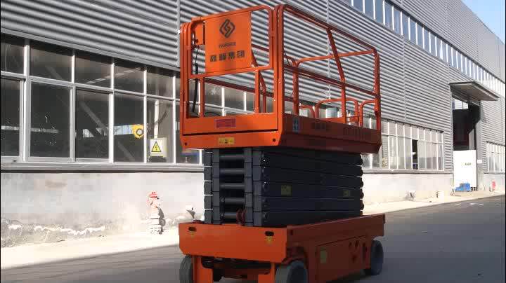 6m People Lifting / Elevating Motorized Table Lift Equipment For Rental ...