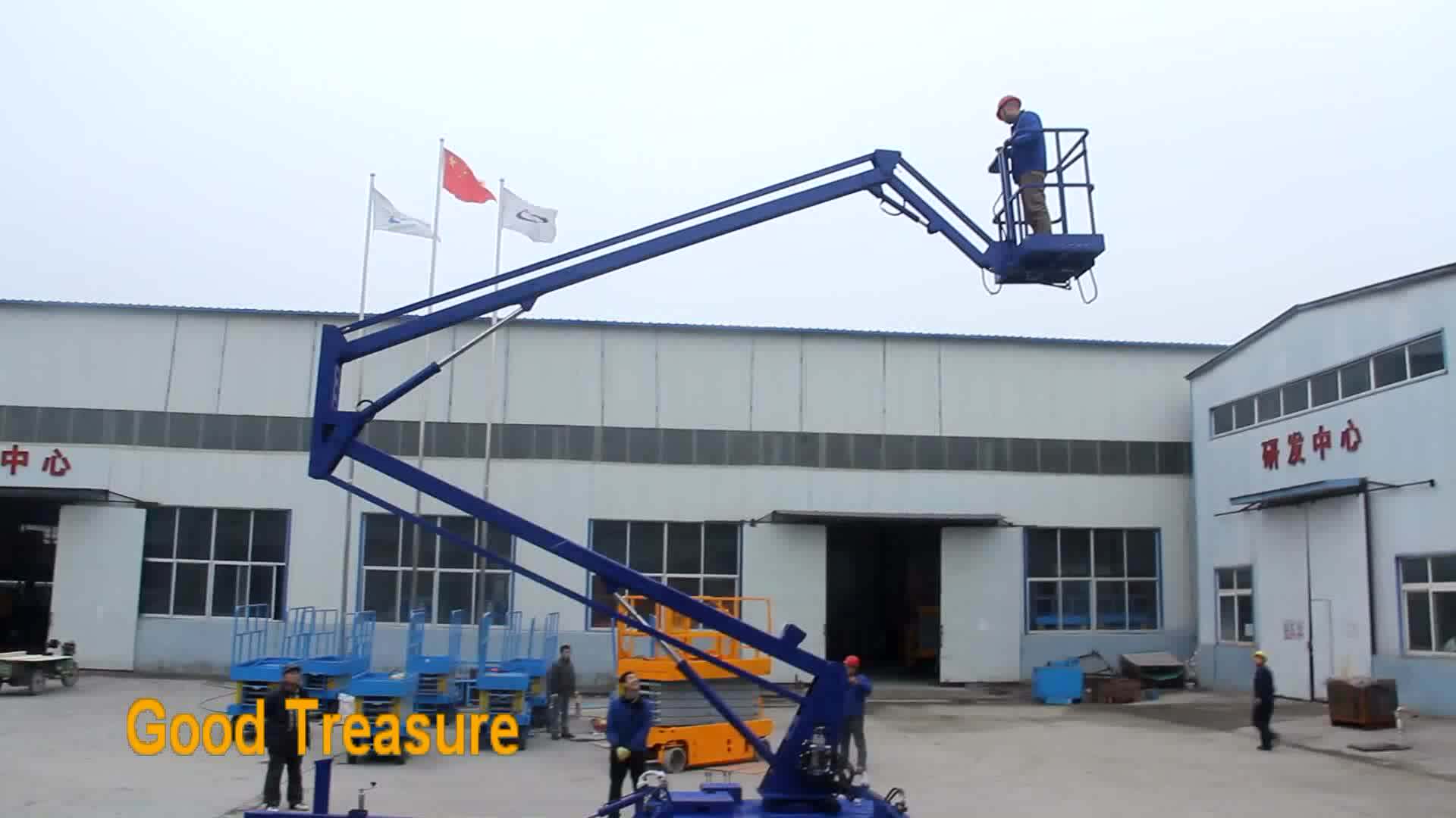 Manual Boom Lift Electric Man Lift Telescopic Man Lift For Sale - Buy ...