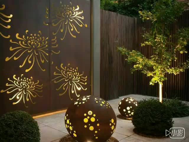 Garden Decorative Metal Screen Water Bubble Wall Panels - Buy High ...