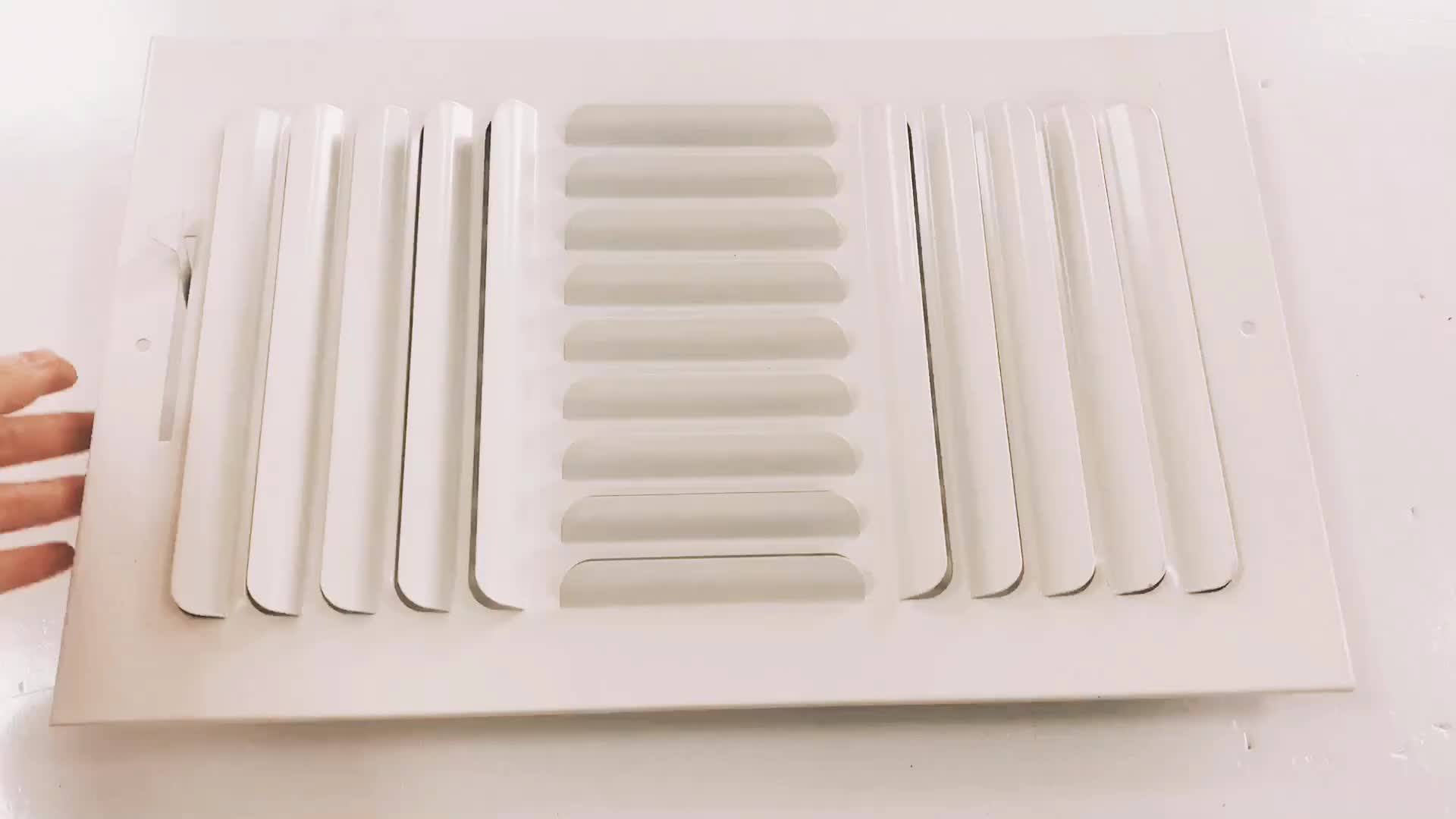 Hvac Steel Air Grille Air Outlet Air Register - Buy Air Register,Air ...
