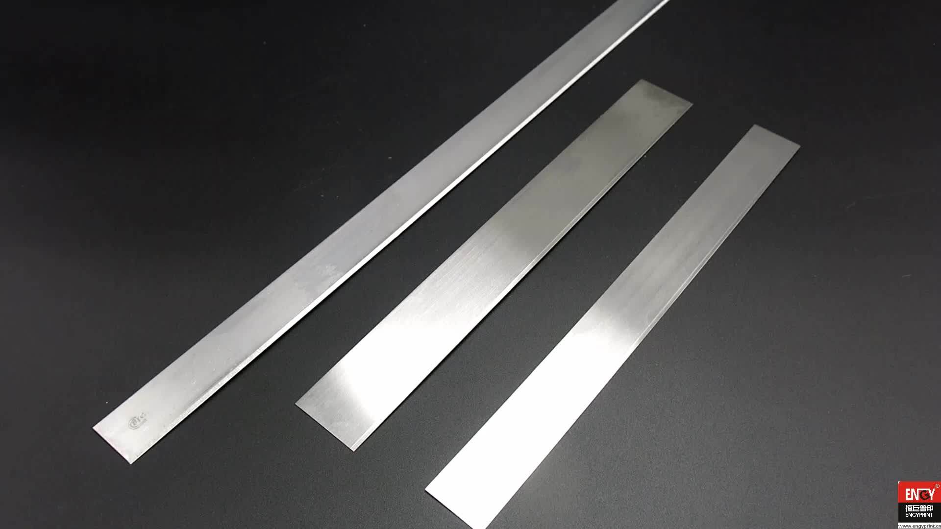 Pad Printing Soft Doctor Blade For Open Inktray Pad Printer - Buy High ...