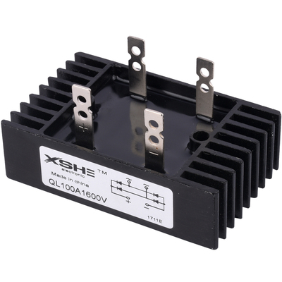 QL100A1600V单相桥整流桥堆铝壳散热铜电极大电流数控机床线切割