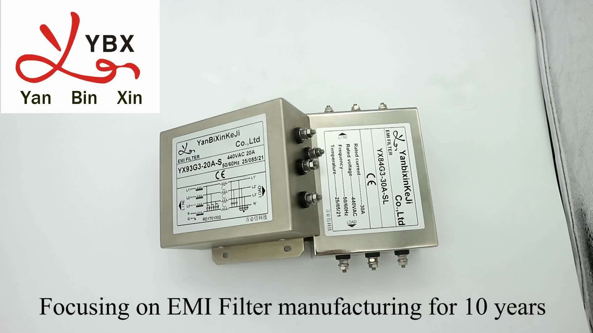 Manufacturer Wholesale 220v/440v 50a 3 Phase 3 Wire Emi Ac Filter - Buy ...