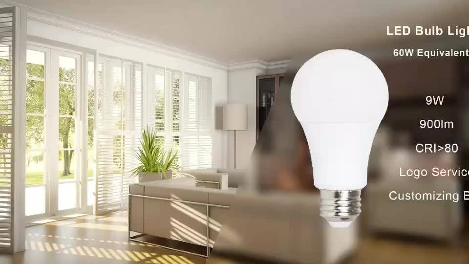 A19 Slim Style Led Light Bulb 9w 120v 60hz Ac 810lumens 5000k Bright ...