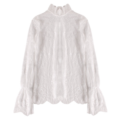 精致神仙内搭纱衣长袖薄款蕾丝