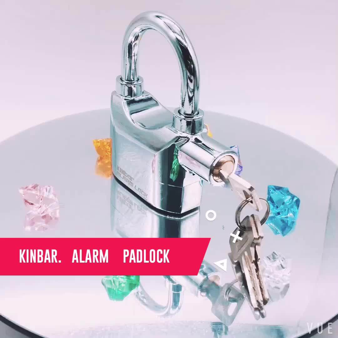 Kinbar Zinc Alloy Black Anti-theft Motorcycle Alarm Lock 110db Alarm ...