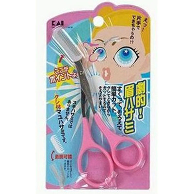 日本进口贝印印眉毛剪剪新易掌握