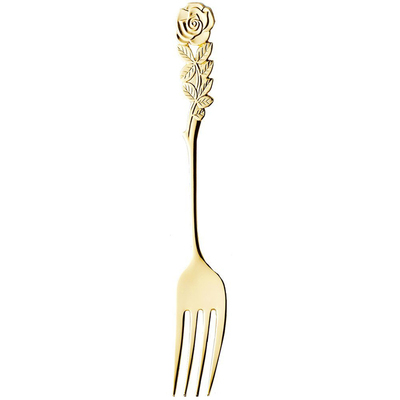 日本进口高桑金属创意玫瑰花勺子