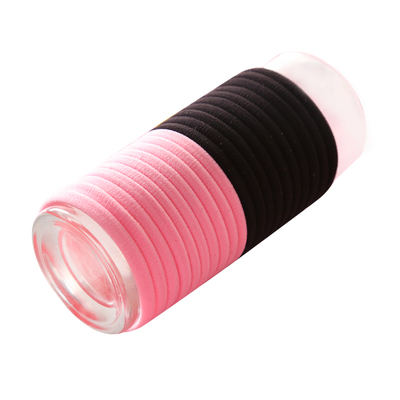 高弹力加粗无接缝黑色耐用发饰