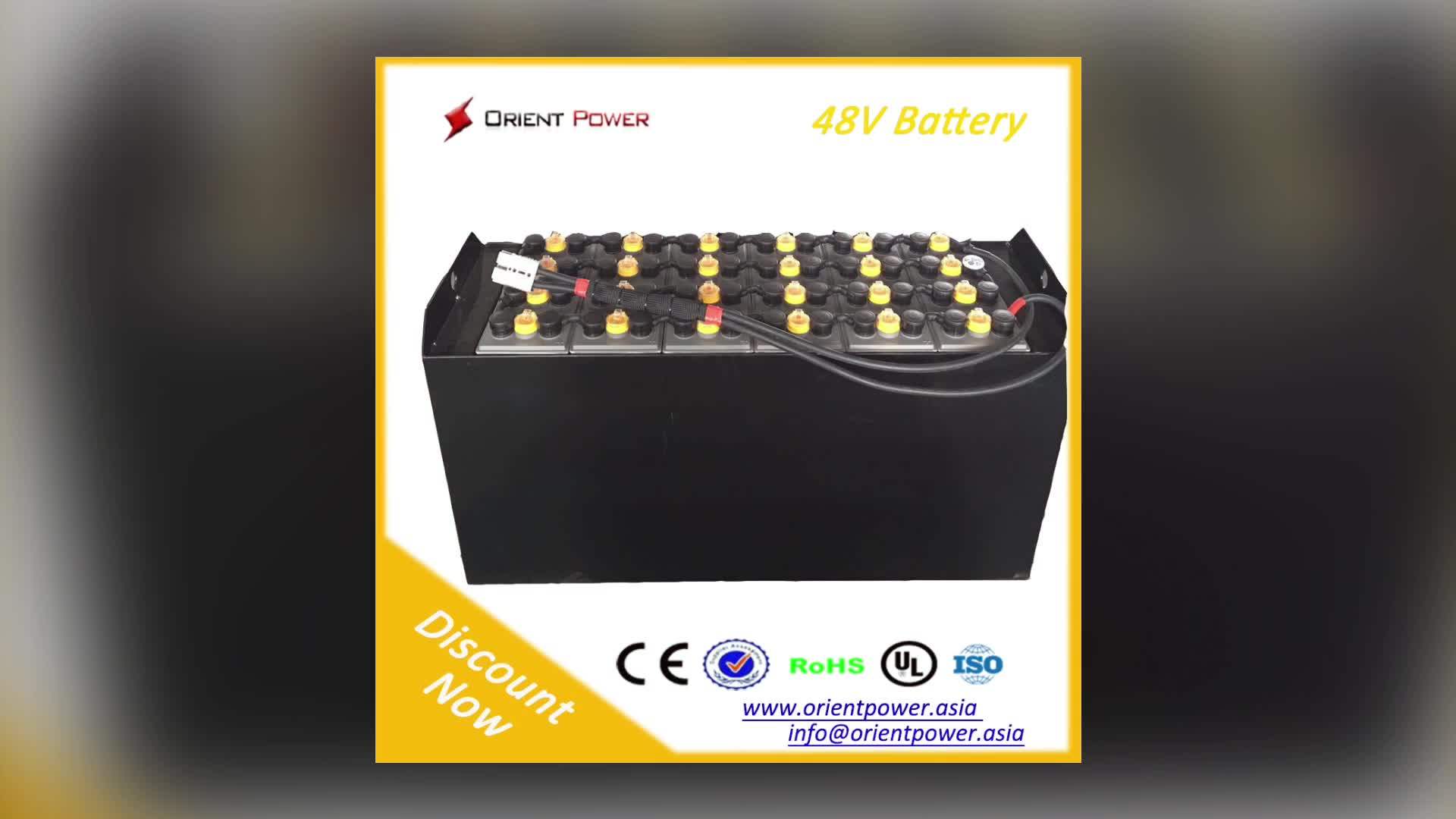 Forklift Battery 48v 300 Ah 158vbs 158 Vbs Traction Batteries 1500 ...