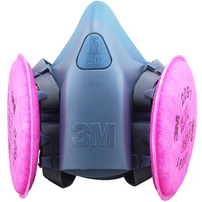 正品面罩3M硅胶材质舒适透气