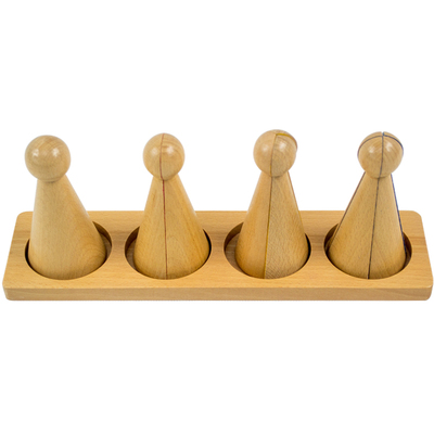 蒙氏教具数学分数小人