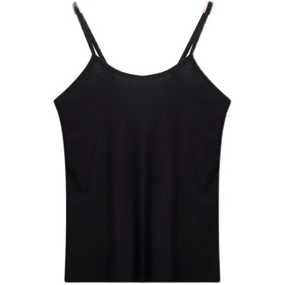 女士无痕吊带背心莫代尔冰丝无袖