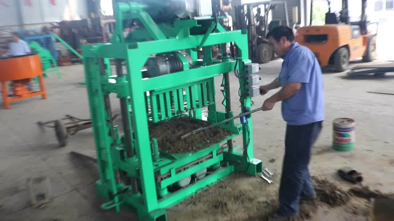 Mineral Block Making Machine Qt4-40 High Quality Animal Brick Making ...