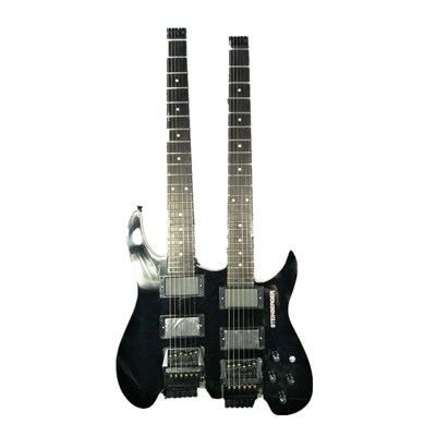 黄贯中双无头电吉他自主定制手工