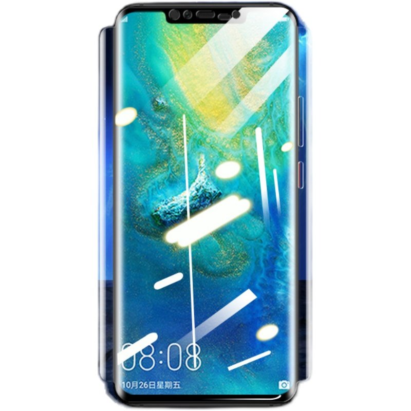 华为mate20pro钢化膜mate20水凝膜m20手机贴膜pro全屏覆盖热弯曲面记忆全包边ud防摔蓝光uv后背前后mete软_虎窝淘