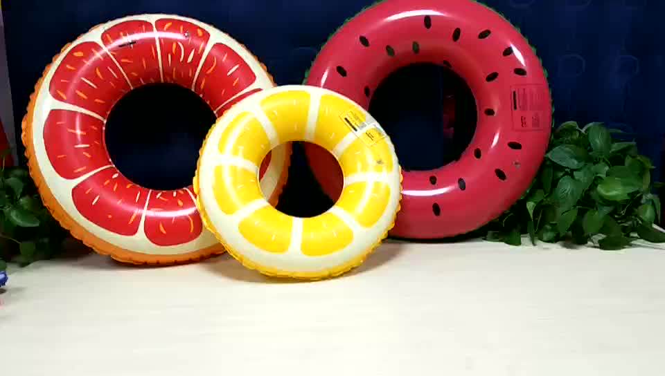 New Design Custom Pvc Fruit Inflatable Custom Swim Ring - Buy Swimming ...