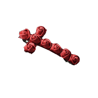 红玫瑰哥特风暗黑发夹