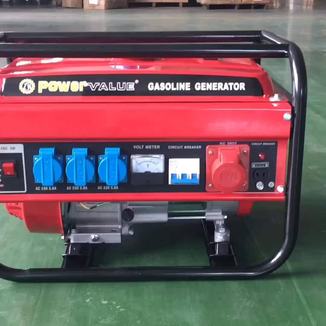 8500w Portable Gasoline Generator With Three Phase Electric Start - Buy ...