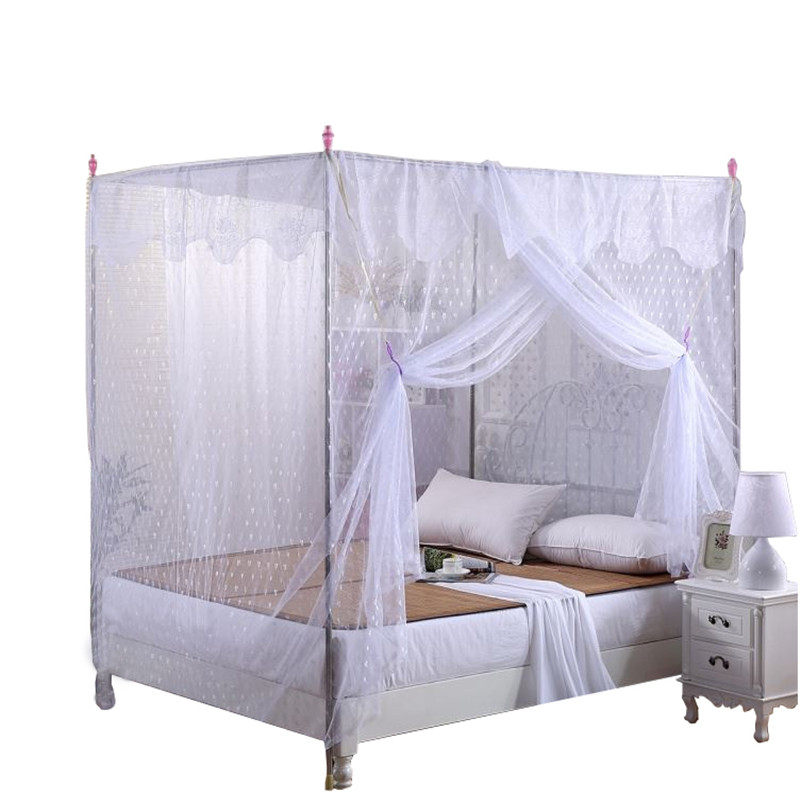 学生宿舍加密加厚防尘顶宫廷单门蚊帐1.2m1.5m1.8m米床双人家用_虎窝淘