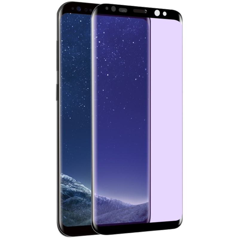三星note8钢化膜s8+plus手机贴膜note9全屏覆盖s9曲屏玻璃高清防摔防指纹s9十plus膜抗蓝光防爆全包保护_虎窝淘