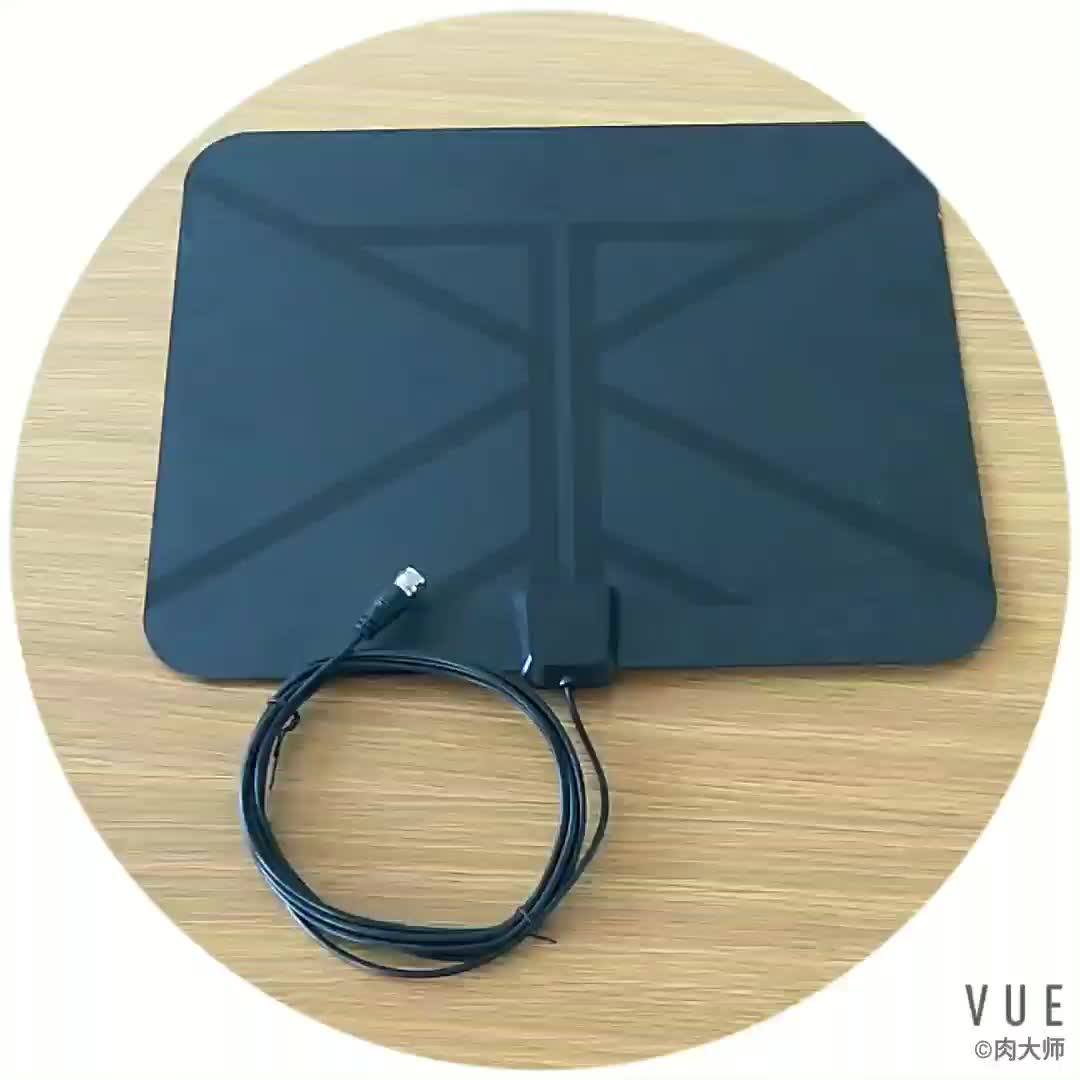 Uhf Vhf Hd Tv Dtv Flat Tv Antenna Digital Indoor Tv Antenna For Hdtv ...