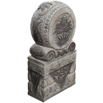 子凡石雕门墩抱鼓石家用仿古摆件