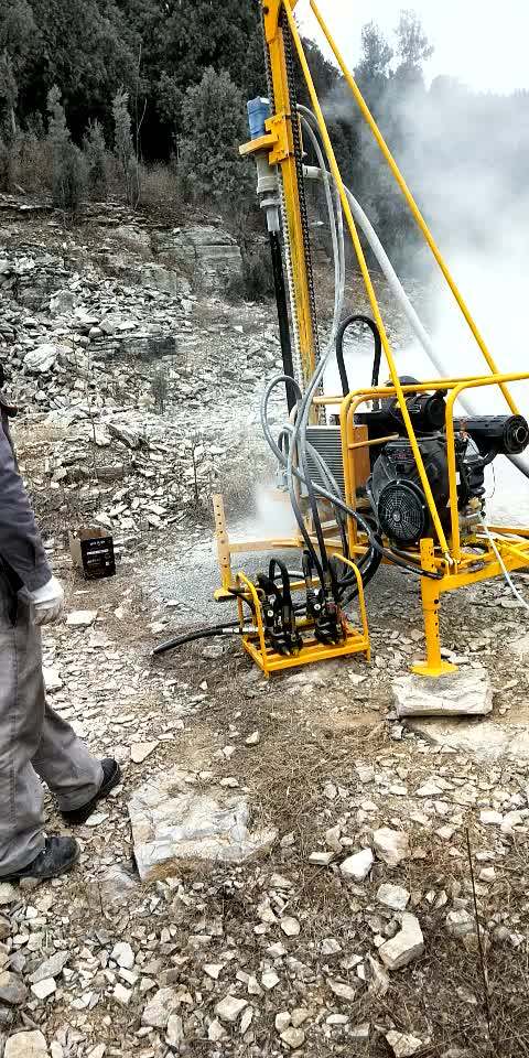 Portable Pneumatic Core Drill / Mountain Geological Exploration Water ...