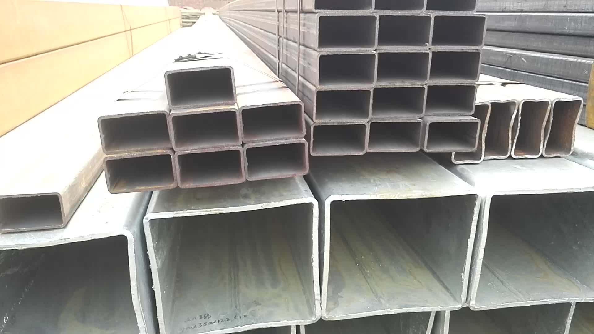 Raw Material Q235 Welded Mild Rhs Square Steel Pipe Small Diameter ...