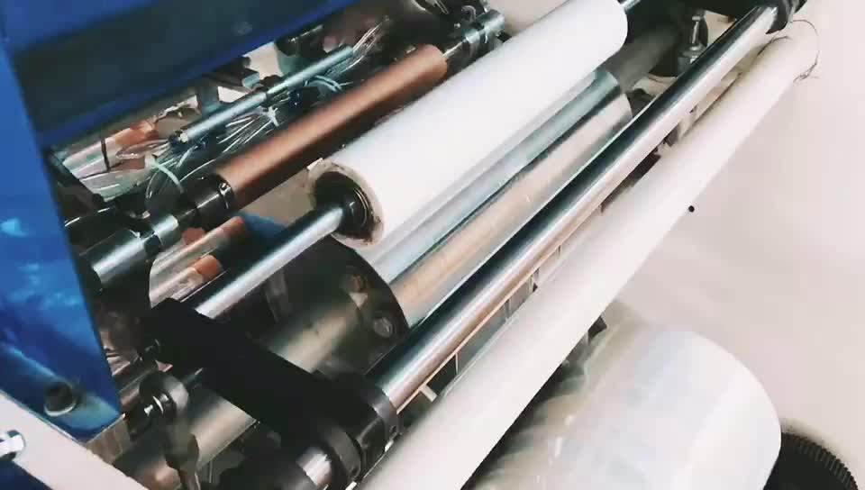Stretch Film Rewinding Machine With Pe And Pvc Cling Film Machine - Buy ...