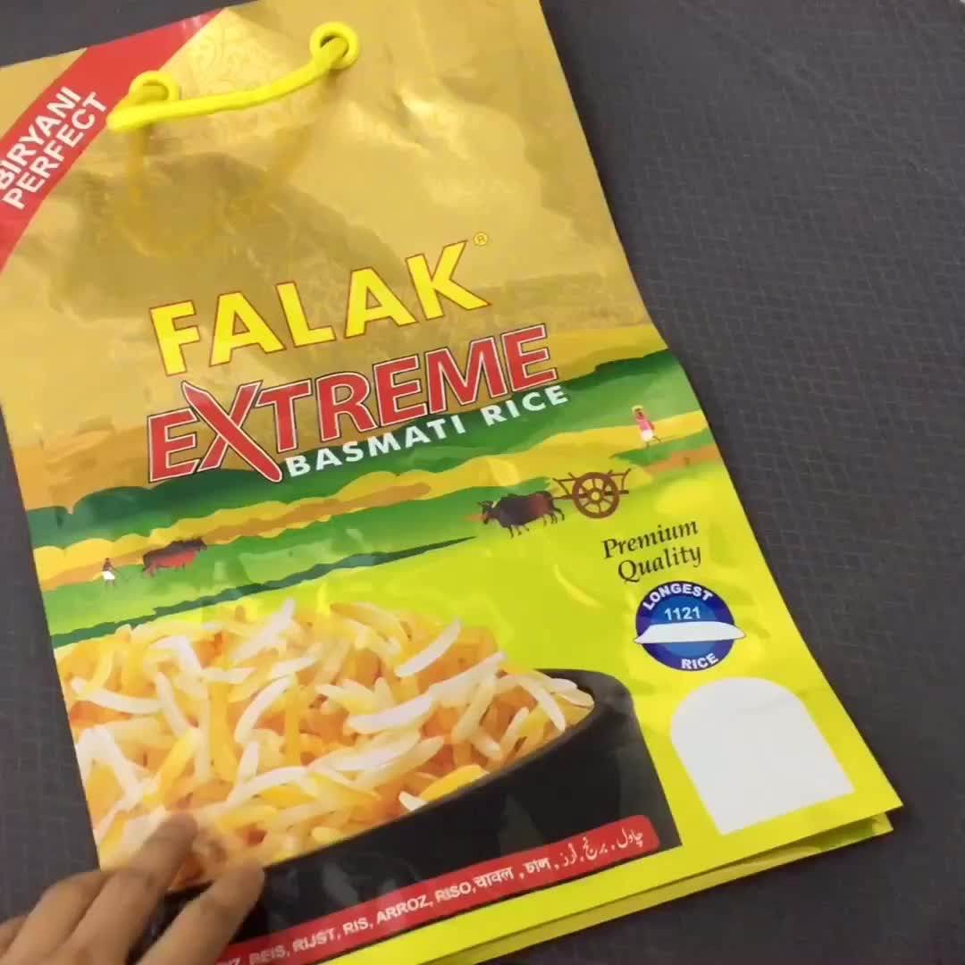 10kg Basmati Rice Packaging Bag /stand Up Pouch With Zipper For ...