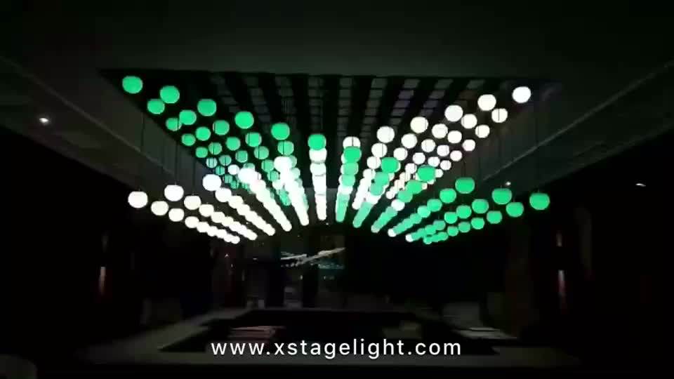 Projector Dmx 512 Winch Kinetic Lighting System Rgb Led Lifting Ball ...