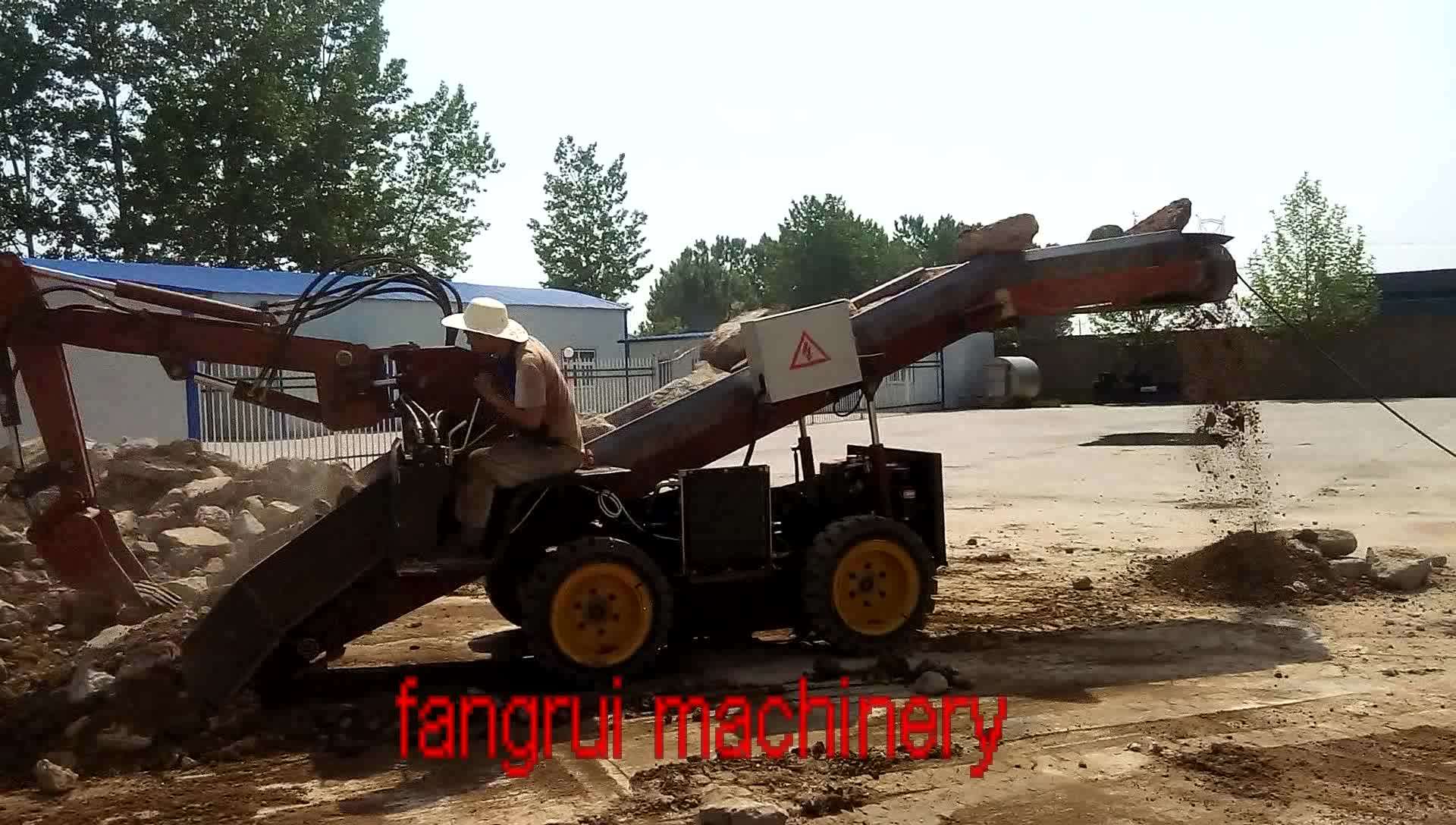 Mini Tunnel Electric Rocker Shovel Loader Rock Mucking Loader Machine ...