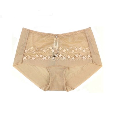 戴芝蒂蕾丝女士中腰内裤三送一