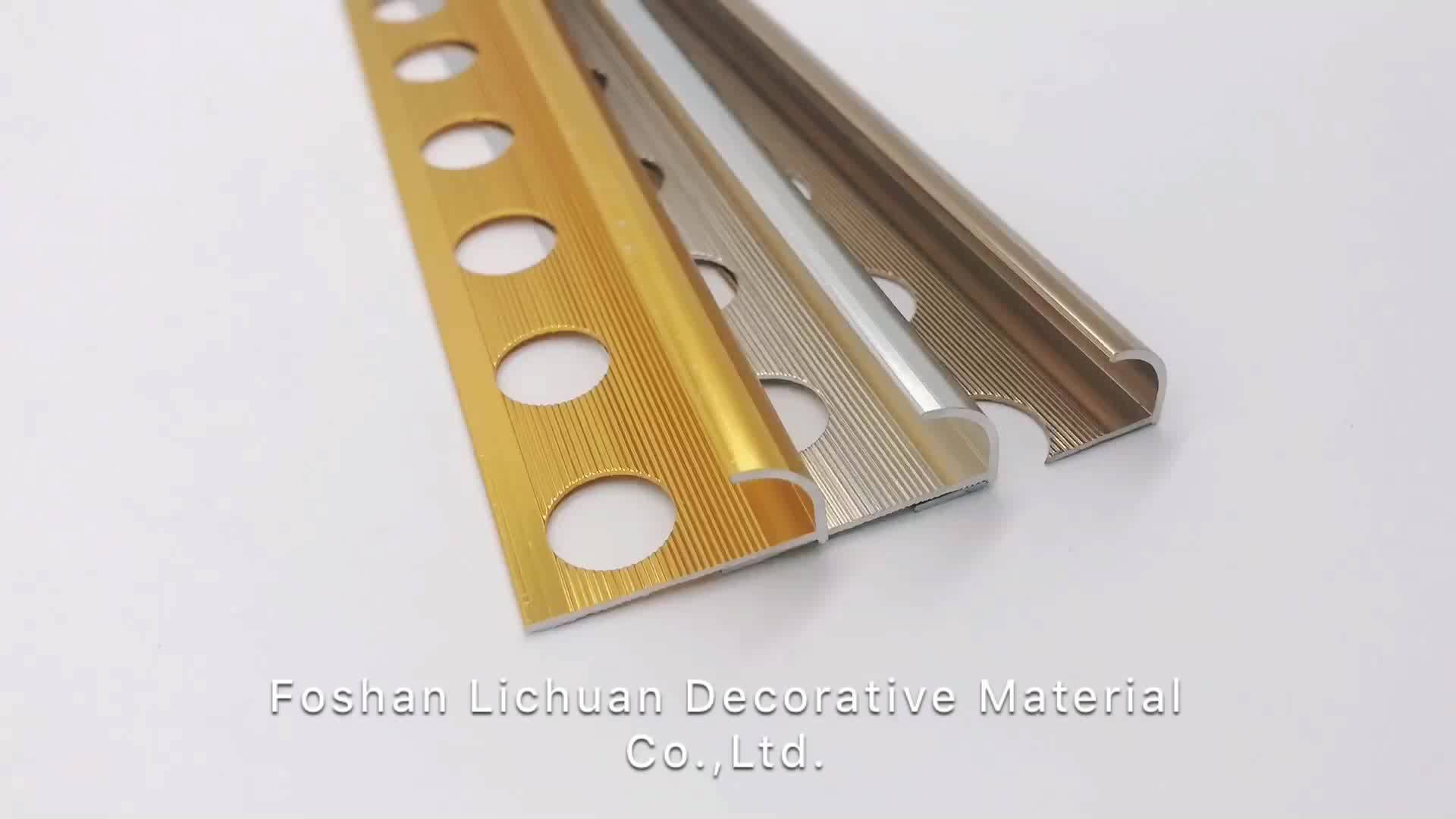 Quarter Round Metal Tile Edging Trim - Buy Metal Tile Trim,Quarter ...